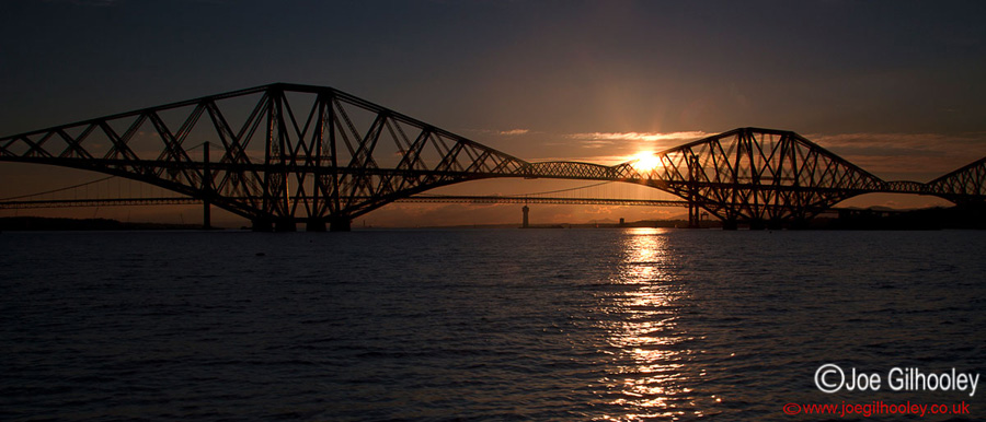 Joe Gilhooley Photography Forth Bridge Sunset