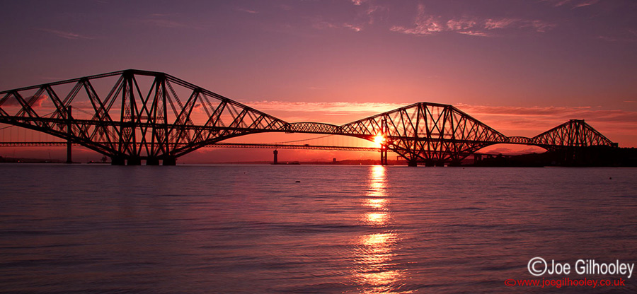 Joe Gilhooley Photography Forth Bridge Sunset