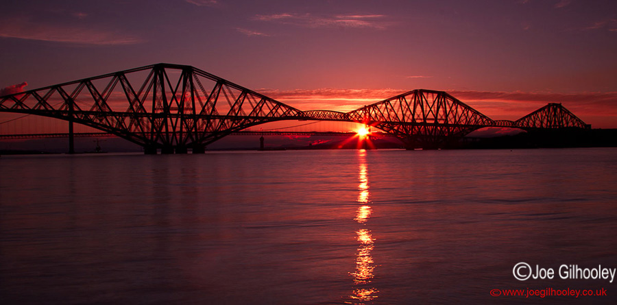 Joe Gilhooley Photography Forth Bridge Sunset